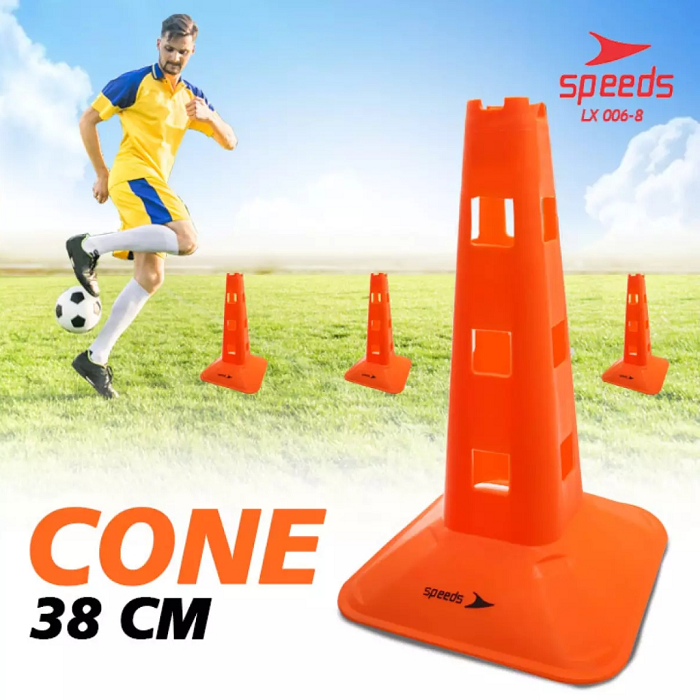 Cones Kerucut 38 Cm, 5 pcs, Marker sepak bola-futsal | SIPLah