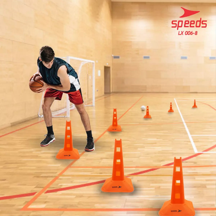 Cones Kerucut 38 Cm, 5 pcs, Marker sepak bola-futsal | SIPLah