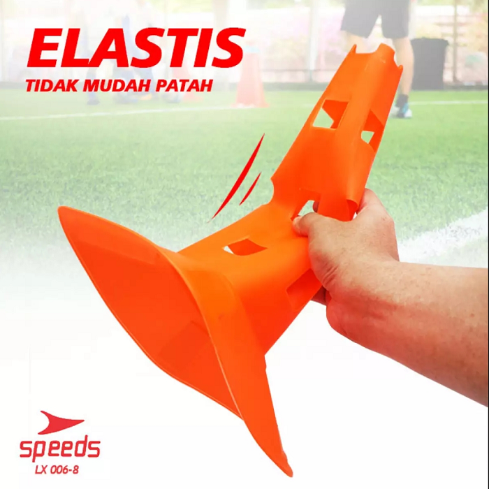 Cones Kerucut 38 Cm, 5 pcs, Marker sepak bola-futsal | SIPLah