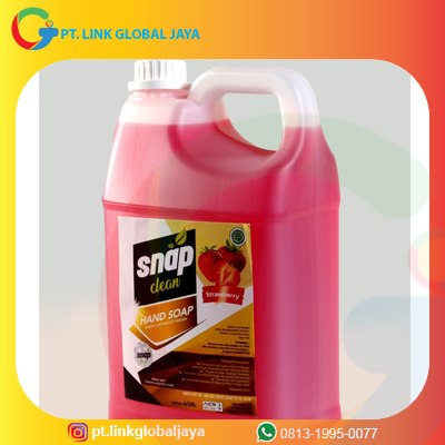 Sabun cuci tangan Hand soap snap clean strawberry 4 L | SIPLah