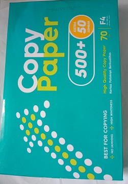 Kertas F4 Copy Paper 70 gsm + extra 50 lembar | SIPLah