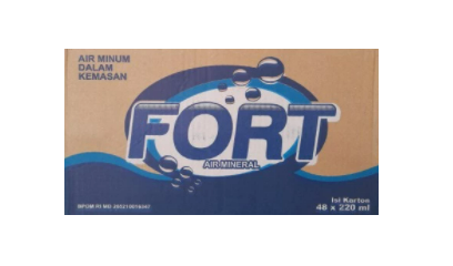 FORT - Air Mineral/Air Minum Kemasan Gelas 220 ml (1 Dus Isi 48 Gelas ...