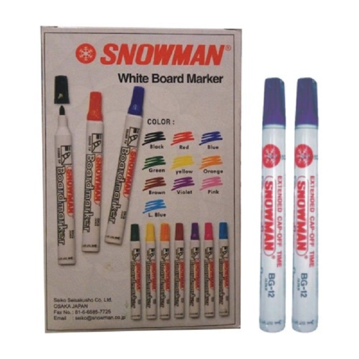 SPIDOL SNOWMAN WHITEBOARD BIRU | SIPLah