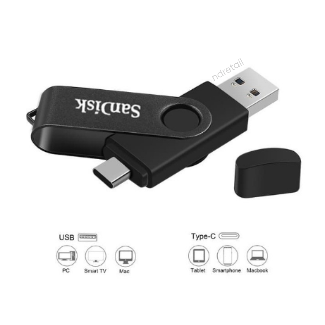 Flashdisk OTG Sandisk Type C USB 32GB DUAL USB 3.1 | SIPLah