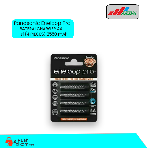 Panasonic Eneloop Baterai Rechargeable Aaa 4pc Battery Rechargeable A3