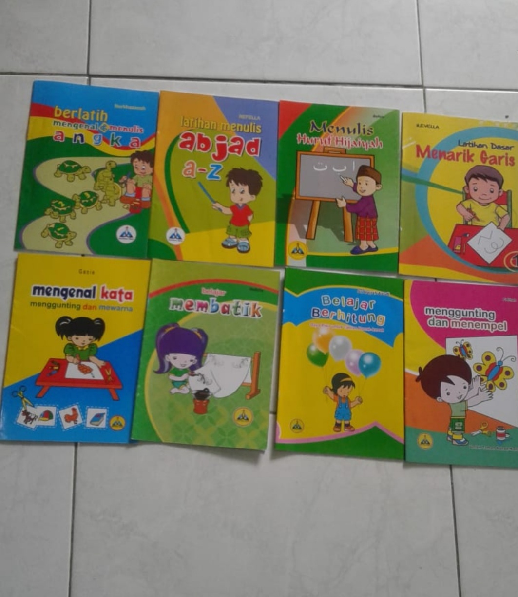 Buku pengajaran kognitiv untuk umur 1-5 tahun isi 8 buku | SIPLah