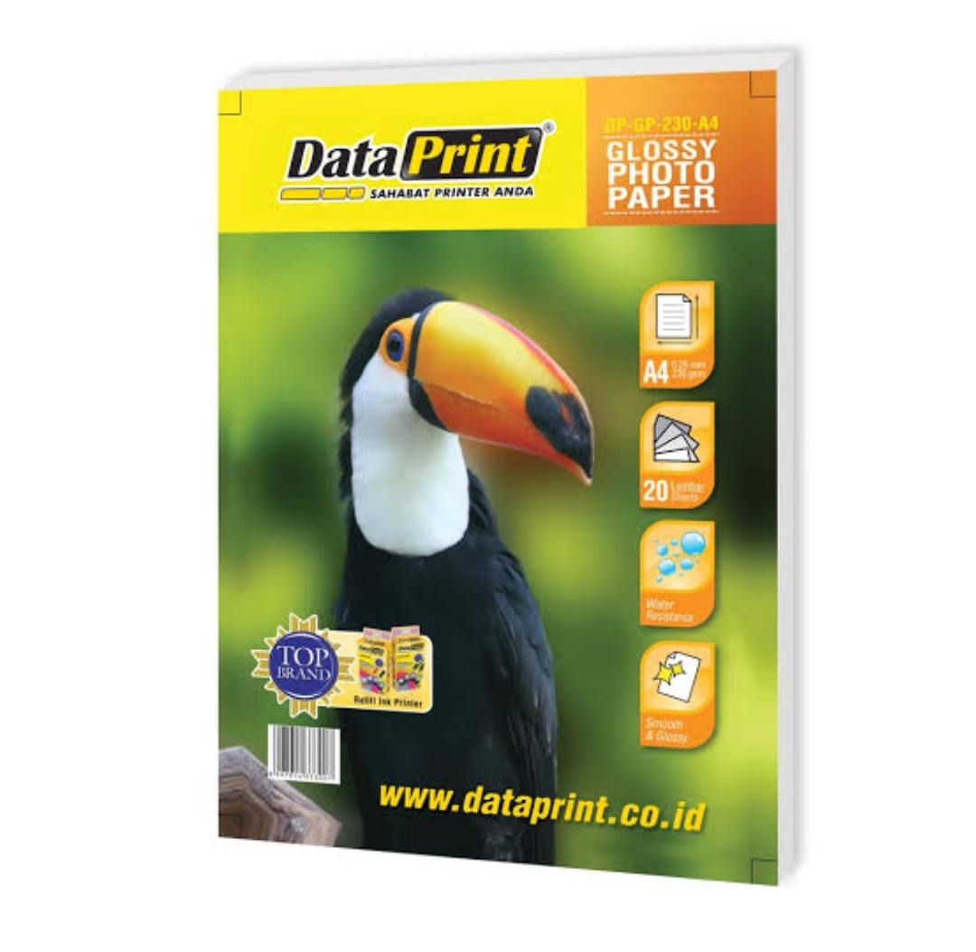 KERTAS CETAK FOTO A4 DATA PRINT | SIPLah