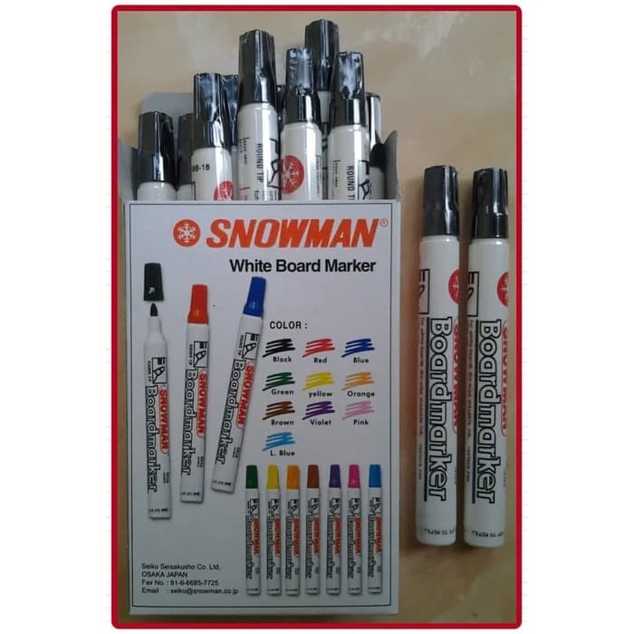 Spidol Besar Snowman | SIPLah