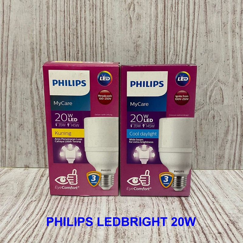 Philips Lampu Led Bright 20W E27 230V - Kuning | SIPLah Philips Lampu Led Bright 20W E27 230V - Kuning | SIPLah