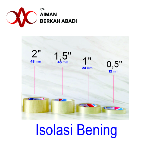 Isolasi Bening 2 inch | SIPLah
