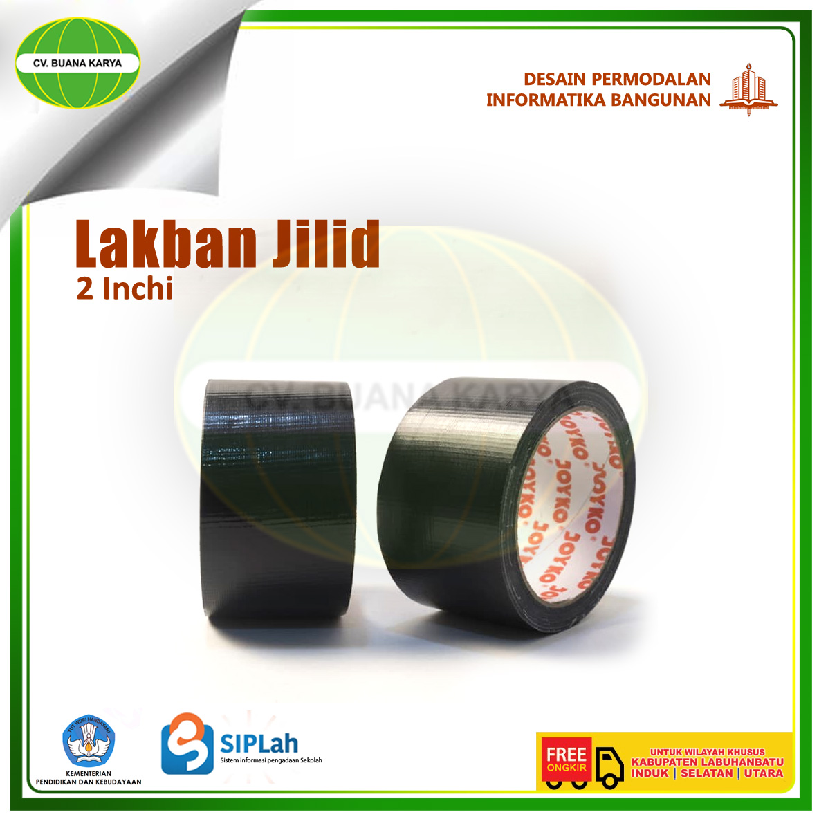 Lakban Jilid 2 Inchi | SIPLah