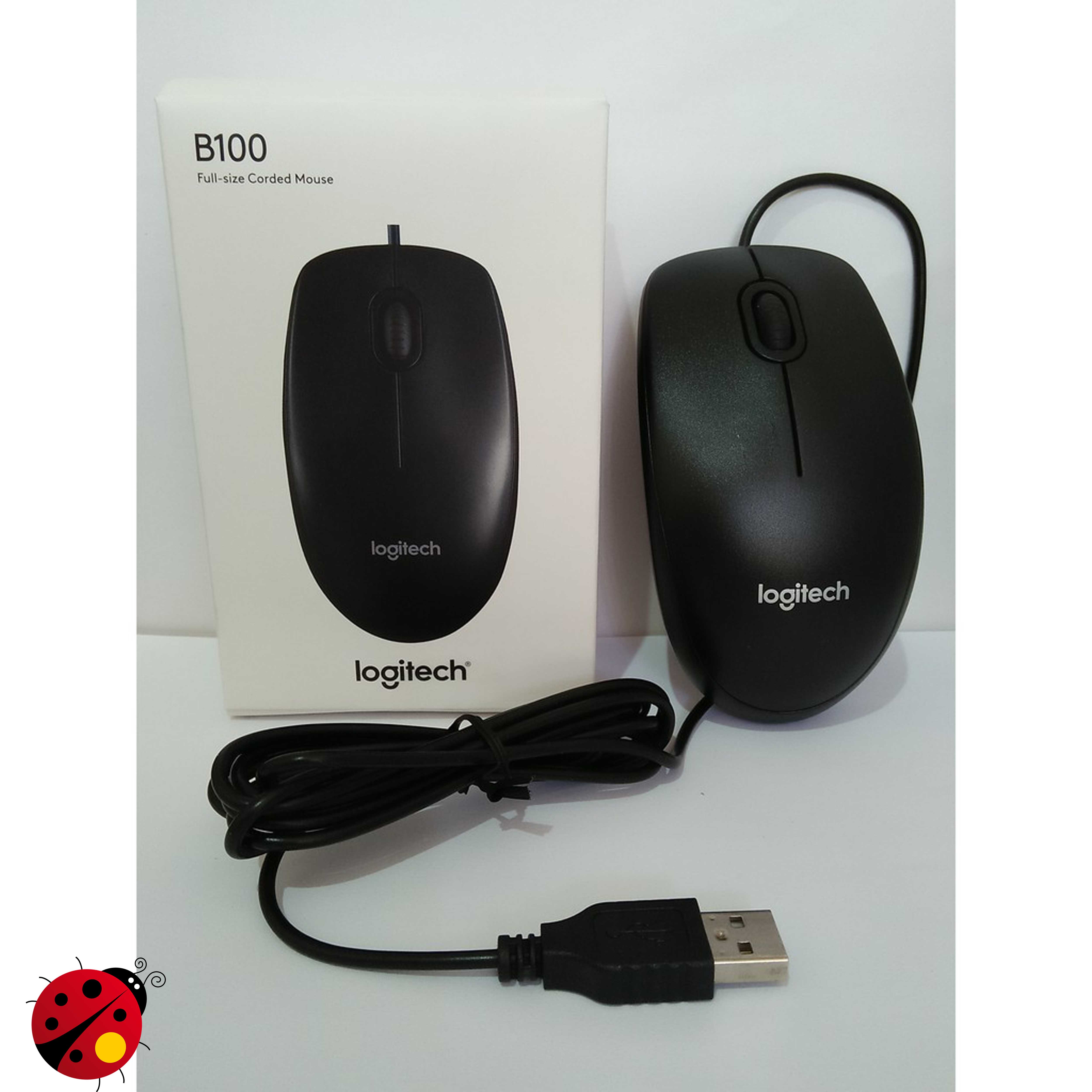Logitech Mouse Usb B100 Original | SIPLah