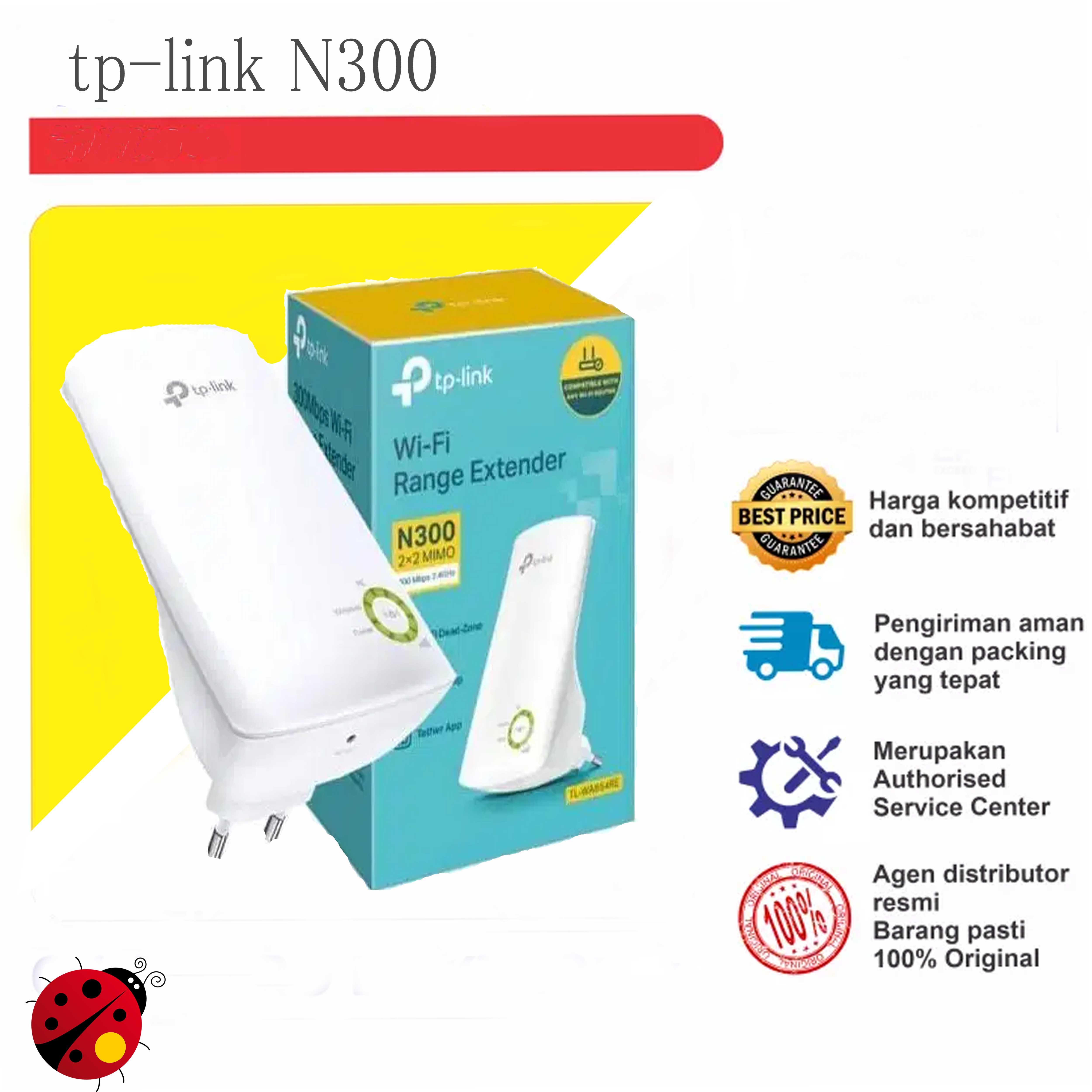Wi-Fi Range Extender N300 2.4GHz Tp Link TL-WA854RE | SIPLah