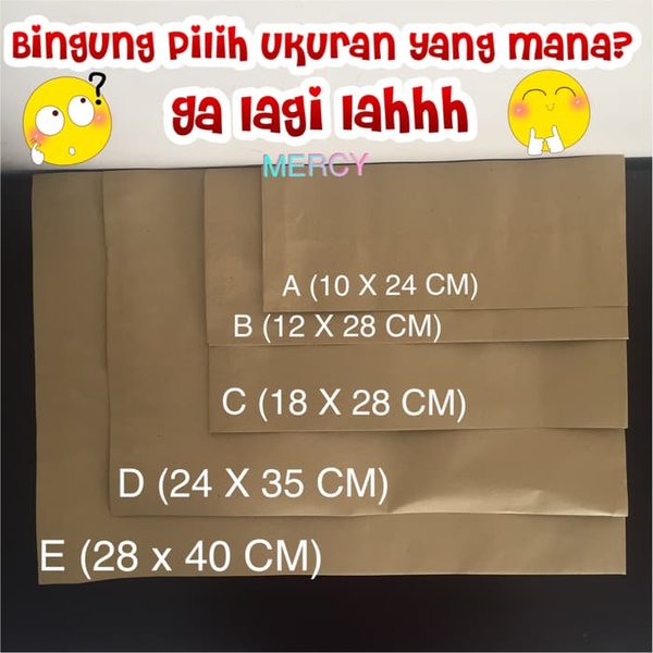 AMPLOP COKLAT TYPE C ATAU A4 | SIPLah