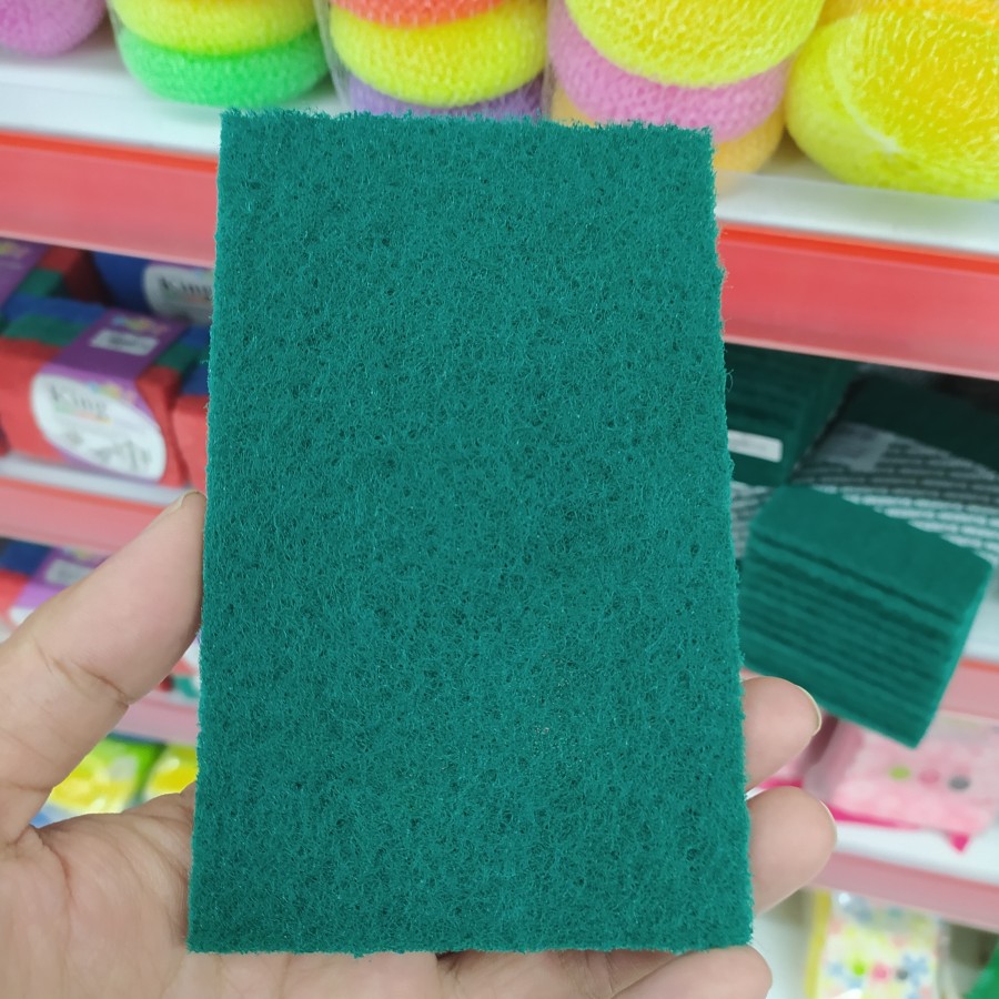 Spon Hijau Polos Sabut Nylon | SIPLah