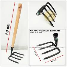 Garukan Sampah Besi - Garpu Tanah Kebun Got | SIPLah