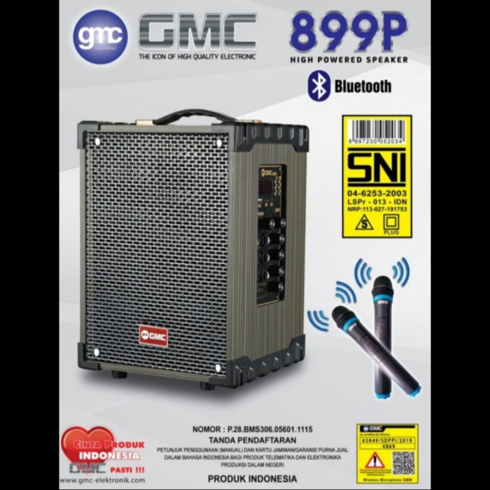 Speaker bluetooth GMC 889p | SIPLah