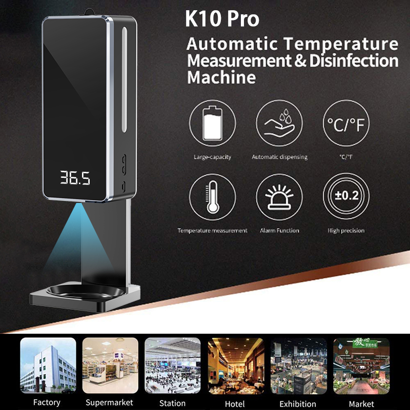 Thermometer Imfrared Digital K10 Pro Hand Sanitaizer Dispenser | SIPLah