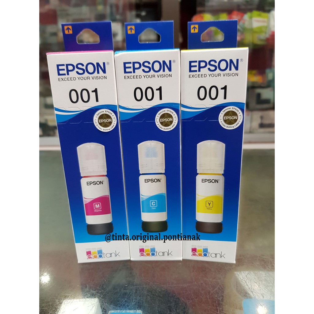 Tinta Printer Epson 001 (1 Set) | SIPLah