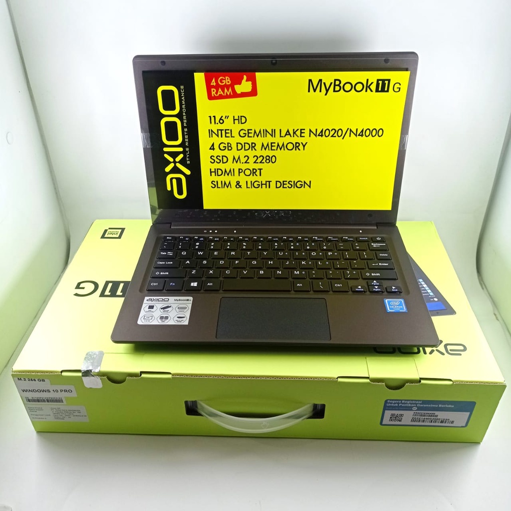 AXIOO MYbook 11 G( Celeron N4000 1,10Ghz/4Gb/SSD 256/Intel UHD Graphics ...
