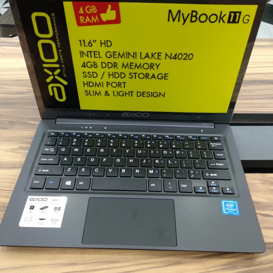 AXIOO MYbook 11 G( Celeron N4000 1,10Ghz/4Gb/SSD 256/Intel UHD Graphics 600(ONBOARD)/DoS/11 ...