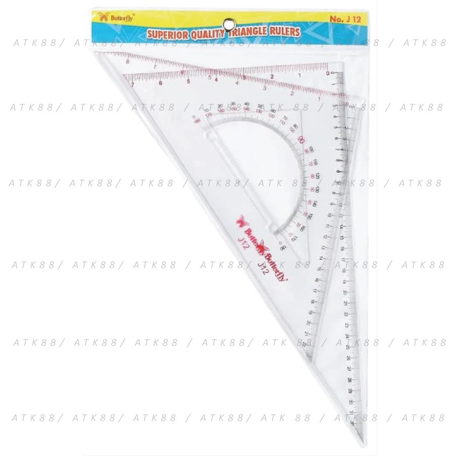 Penggaris Plastik Segitiga | SIPLah