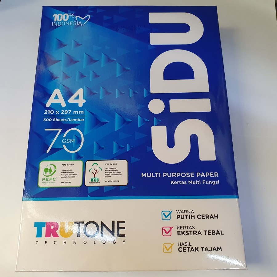 Kertas HVS A4 SIDU 70 Gsm | SIPLah