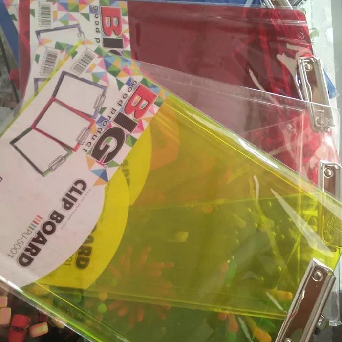 Papan Ujian Mika Ukuran Folio / F4 / Clips Board | SIPLah