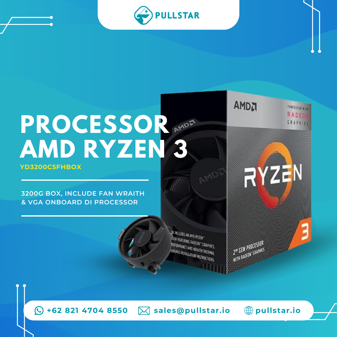 PROC AMD RYZEN 3 3200G BOX Include Fan WRAITH | SIPLah