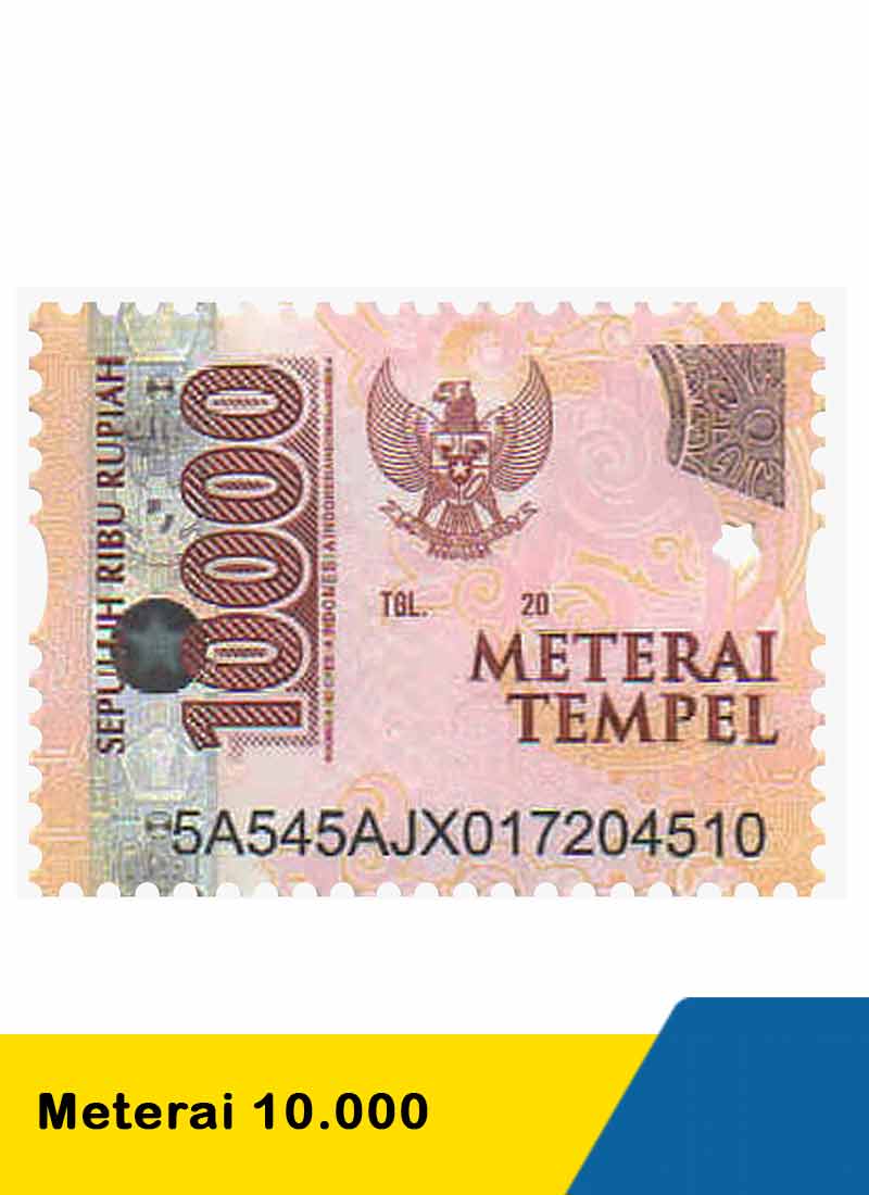 Materai 10000 ORIGINAL | SIPLah