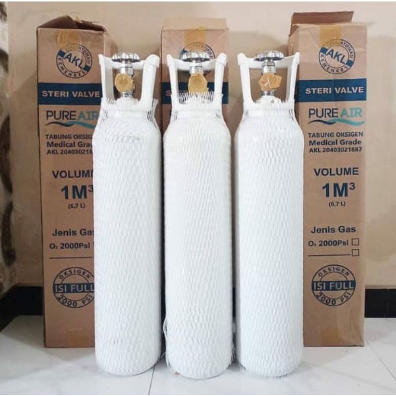 Tabung 1M3 isi Oksigen | SIPLah