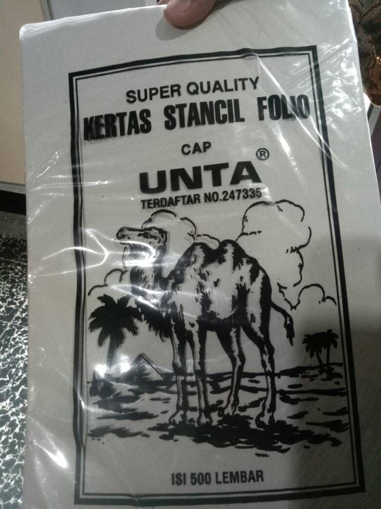 KERTAS STENSIL UNTA ISI 500LEMBAR | SIPLah