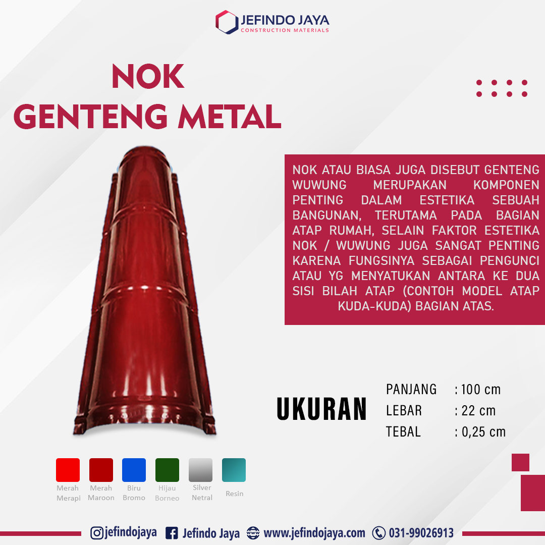 Nok perabung | SIPLah