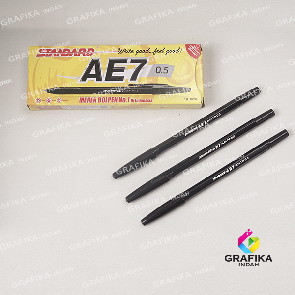 Ballpoint Standard AE7 Hitam | SIPLah