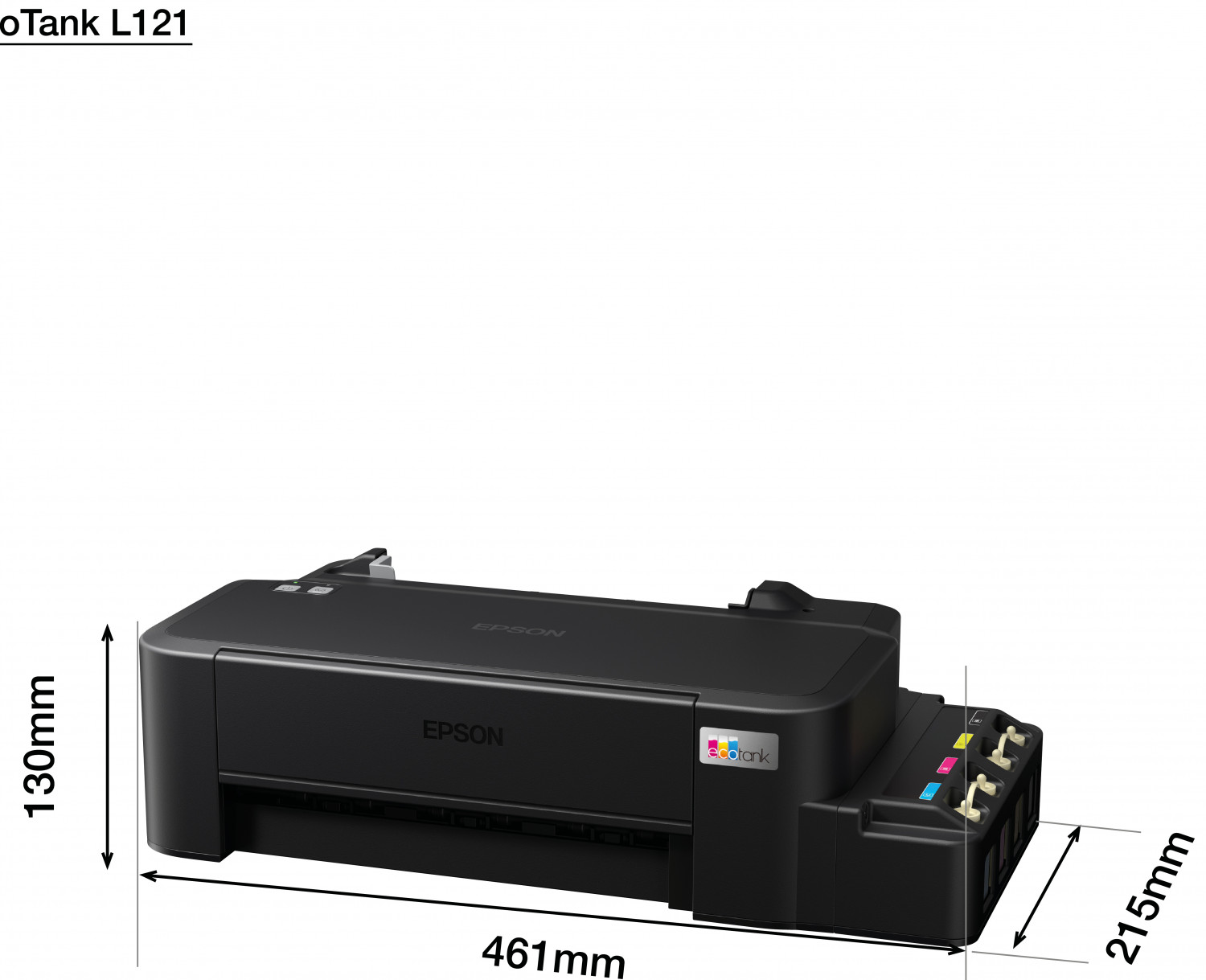 PRINTER EPSON L121 (ONLY PRINT) INK TANK A4 UP F4 | SIPLah