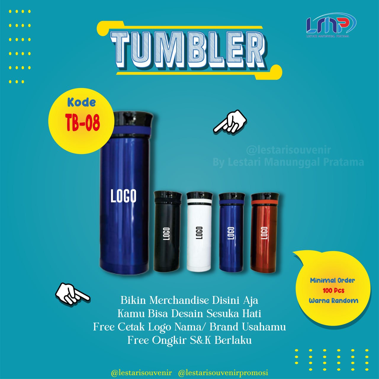 TUMBLER CUSTOM (tb-08) | SIPLah