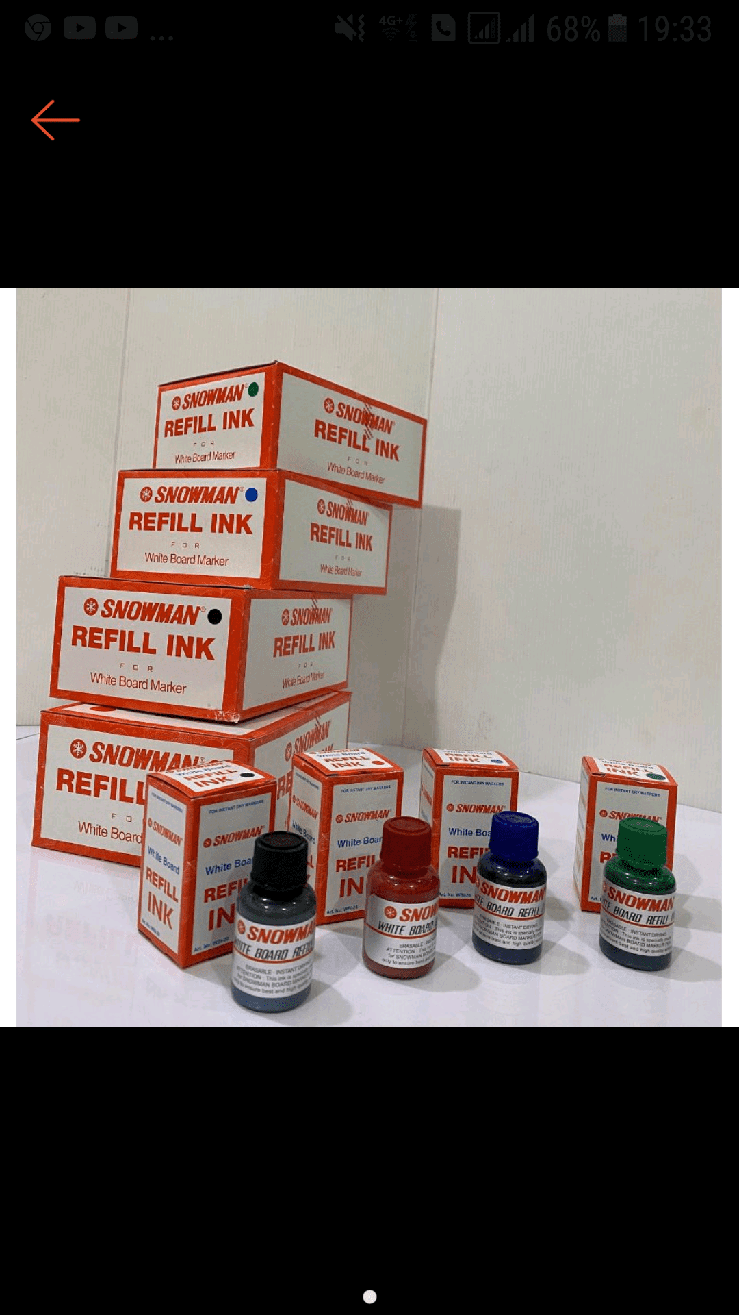 Tinta Spidol Wb Snowman Htm Biru Siplah