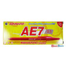 PENA / PULPEN AE7 MERAH | SIPLah