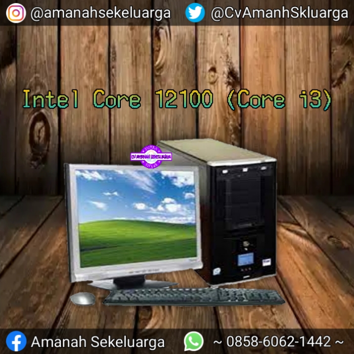 PC Rakitan Intel Core 12100 (Core i3) | SIPLah