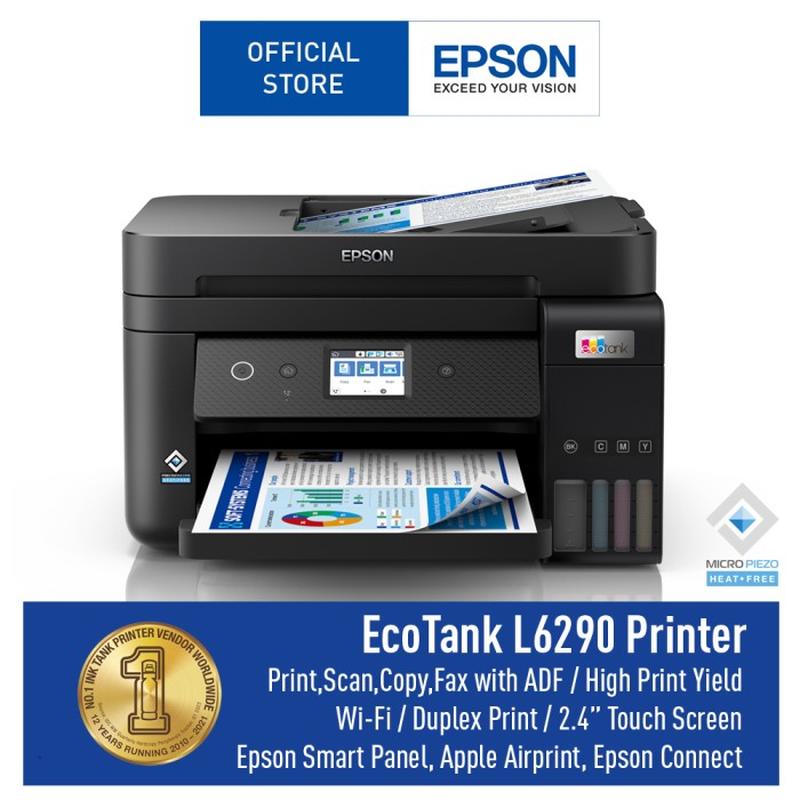 Printer Epson L 6290 A4 Print Scan Copy Wifi Duplex Fax with ADF (EP005 ...
