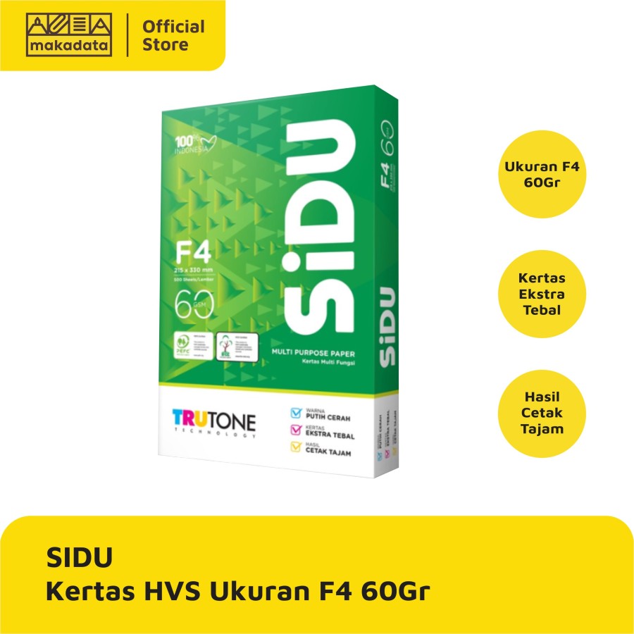 Kertas HVS 60 gram Sinar Dunia HVS F4 | SIPLah