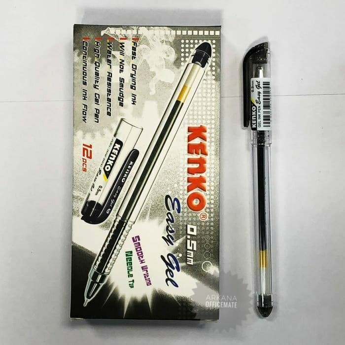 Pen Kenko Easy Gel 0.5 Black | SIPLah