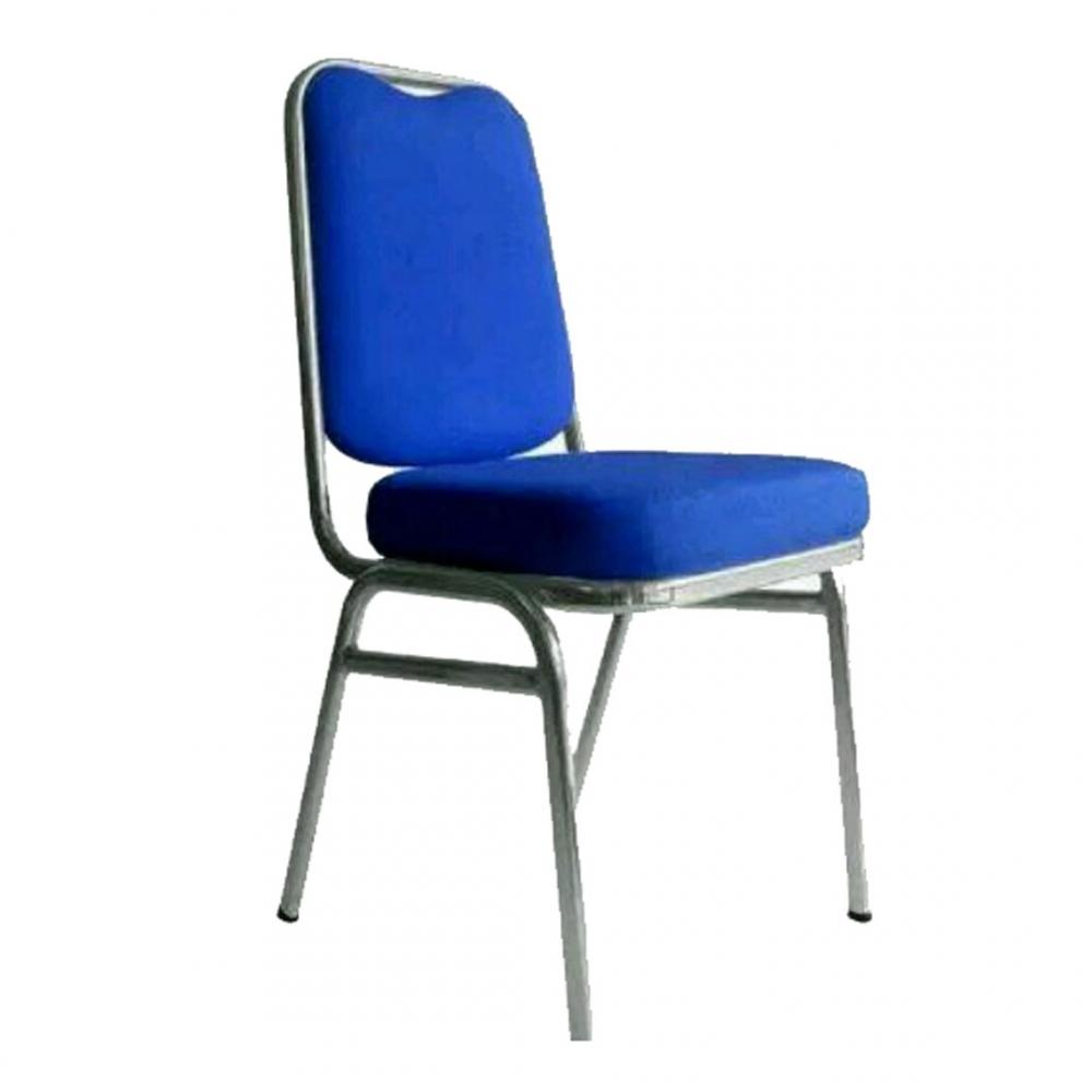 KURSI KANTOR STAINLESS BUSA WARNA BIRU | SIPLah