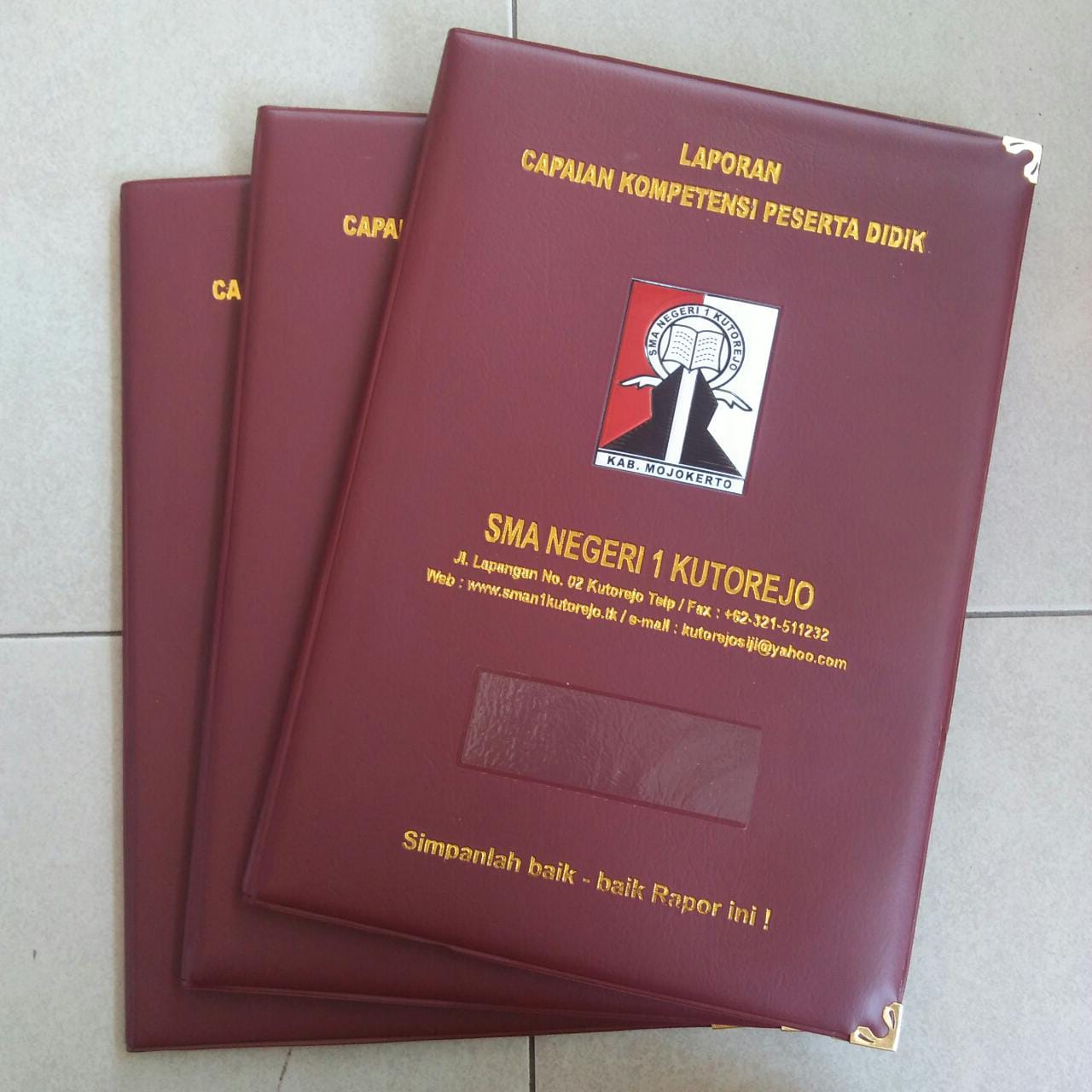 MAP RAPORT HOT PRINT (isi 20 lembar) | SIPLah