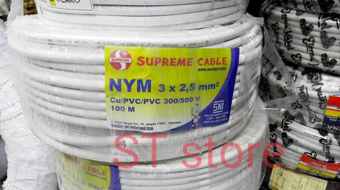 Kabel NYM 3x2,5mm / 3x2.5mm Supreme Roll/100mtr | SIPLah