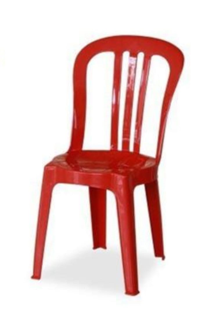 Kursi Plastik Warna Merah | SIPLah