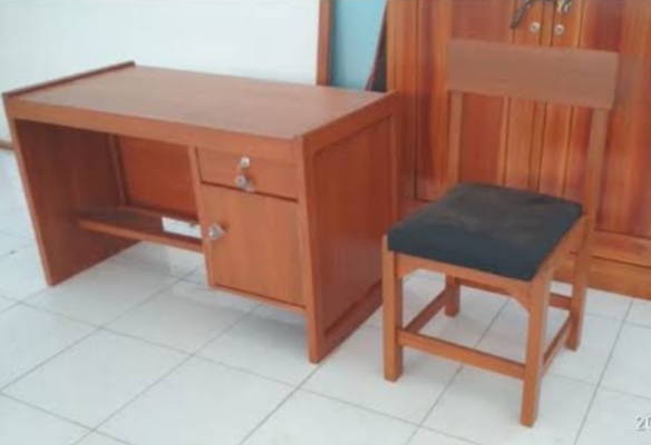 Meja kursi guru_kayu jati | SIPLah