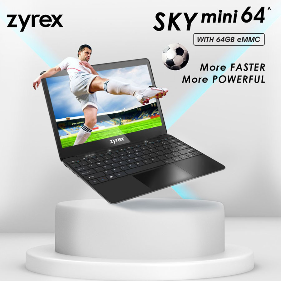 Laptop Zyrex Sky 232 Mini 64 Cel N3/4GB/64+256GB/11,6"/Win 10 | SIPLah