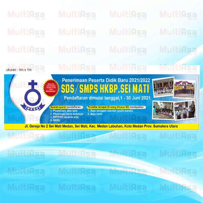 Spanduk Uk 4 x 1m | SIPLah