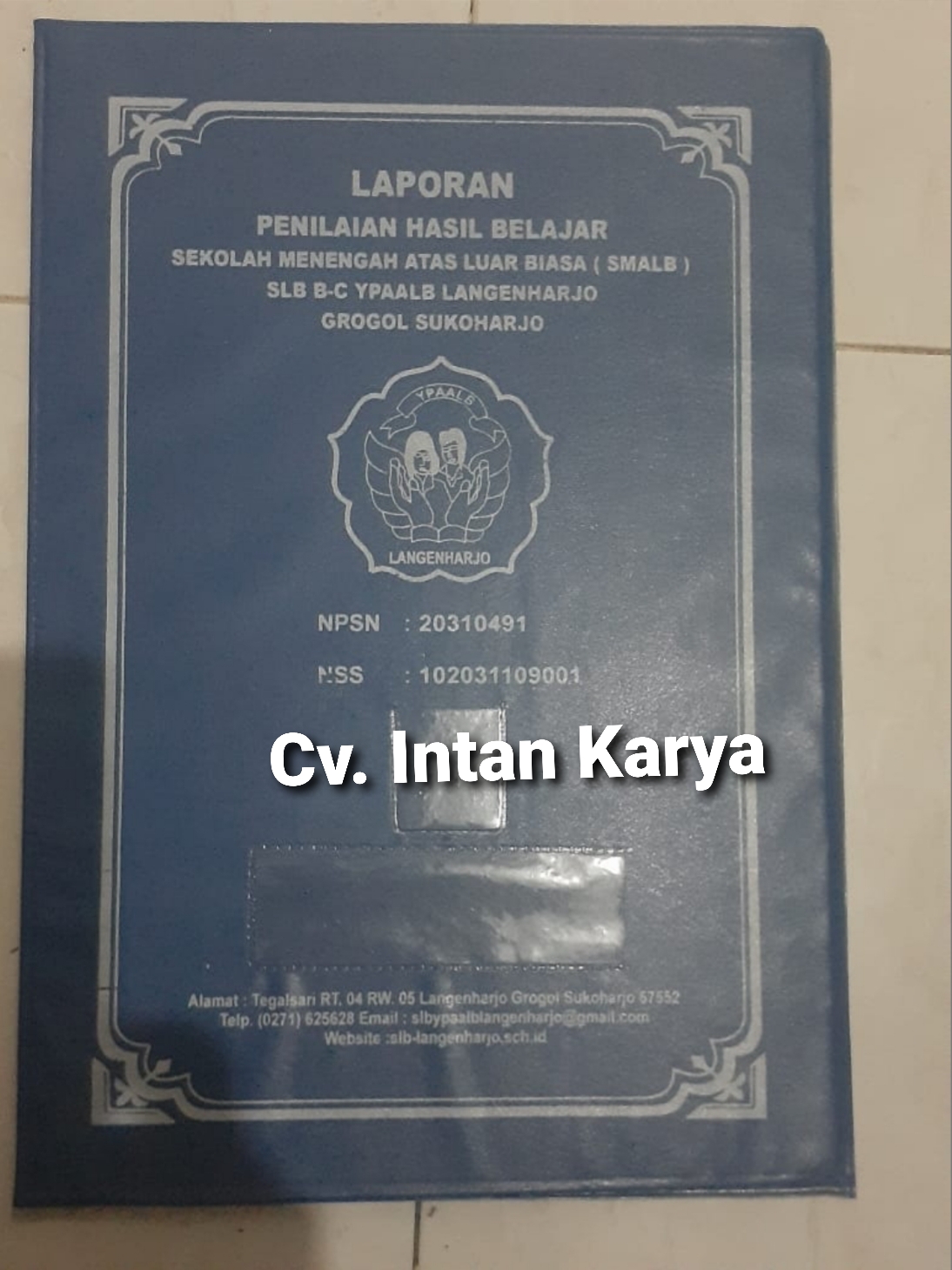 Map rapot sablon | SIPLah